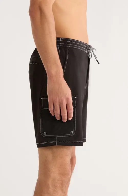 Tommy Bahama Baja Bay Swim Trunks - Black