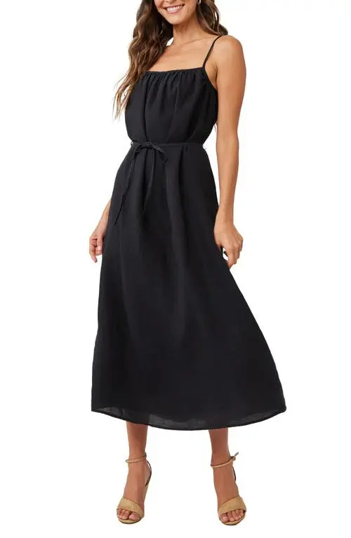 Bella Dahl Shirred Bodice Linen Dress