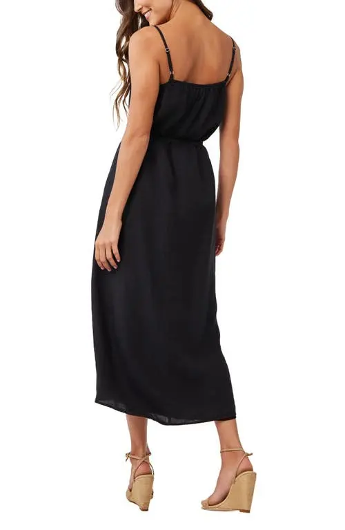 Bella Dahl Shirred Bodice Linen Dress