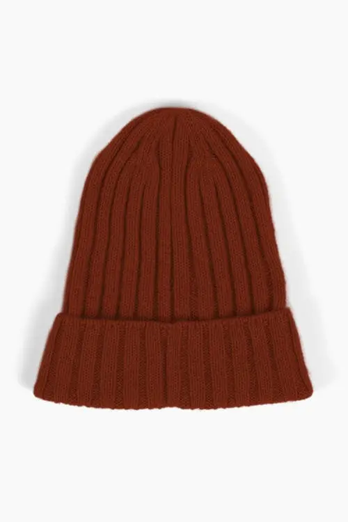 SSKEIN Ribbed Beanie - Amber