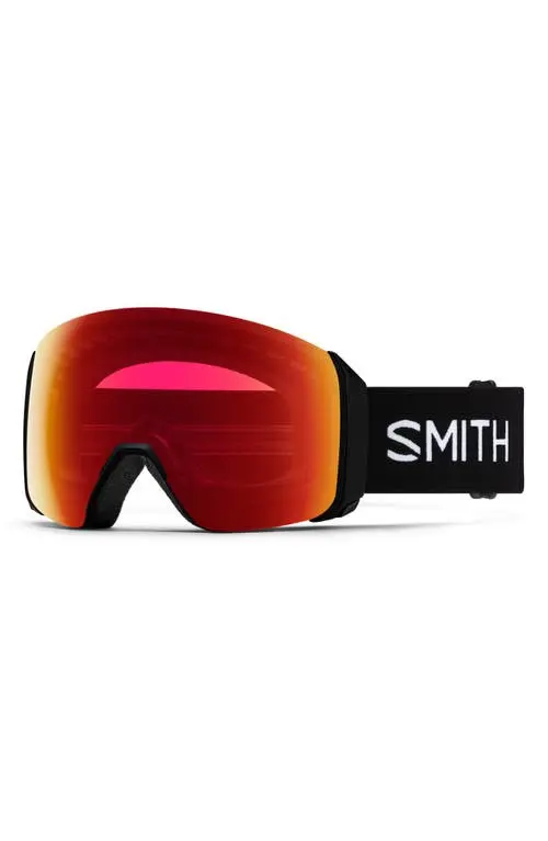 SMITH 4d Mag™ Xl Low Bridge Fit Snow Goggles - Black/photochromic Red