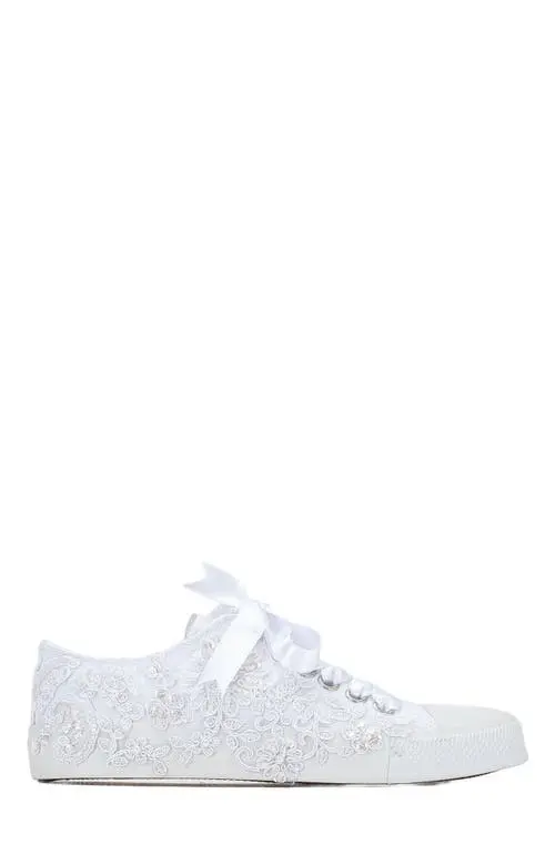 FOREVER & ALWAYS SHOES Shelby Lace Bridal Sneakers