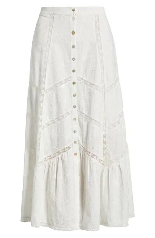 LoveShackFancy Ritson Cotton Skirt
