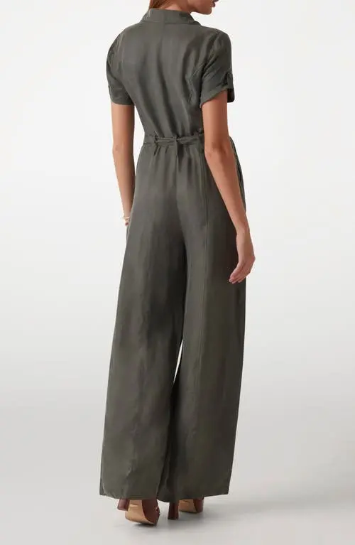 Guess Nalini Tie Waist Jumpsuit