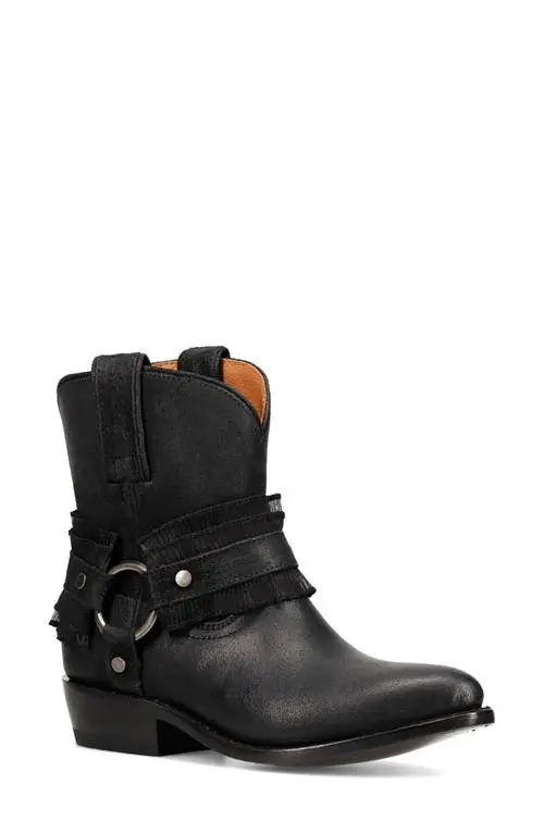 THE FRYE COMPANY Billy Ruffle Harness Booties