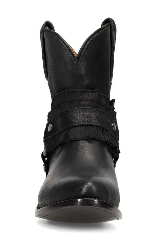 THE FRYE COMPANY Billy Ruffle Harness Booties