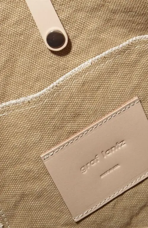 GRAF LANTZ Hana Canvas Boat Bag - Sand