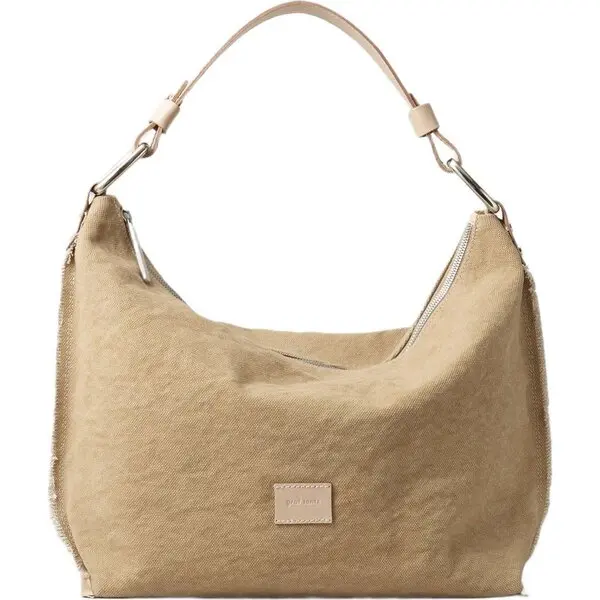 GRAF LANTZ Hana Canvas Hobo Bag - Sand