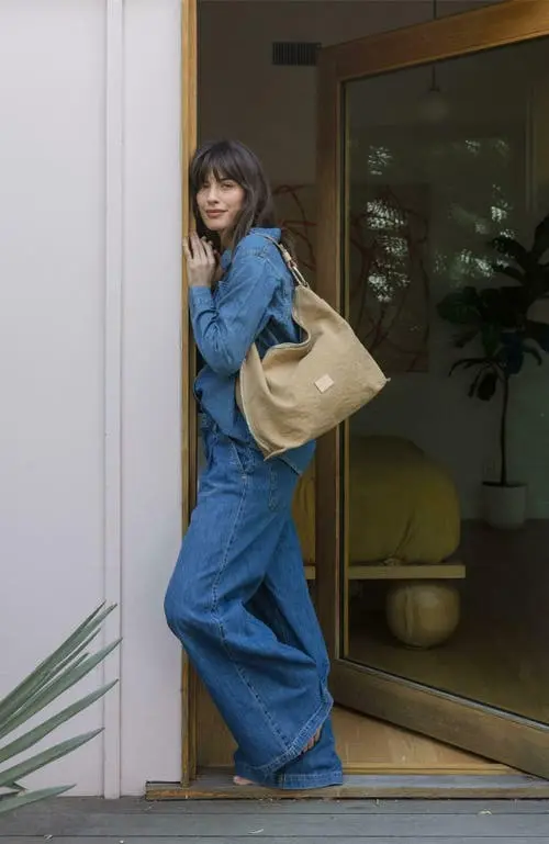 GRAF LANTZ Hana Canvas Hobo Bag - Sand