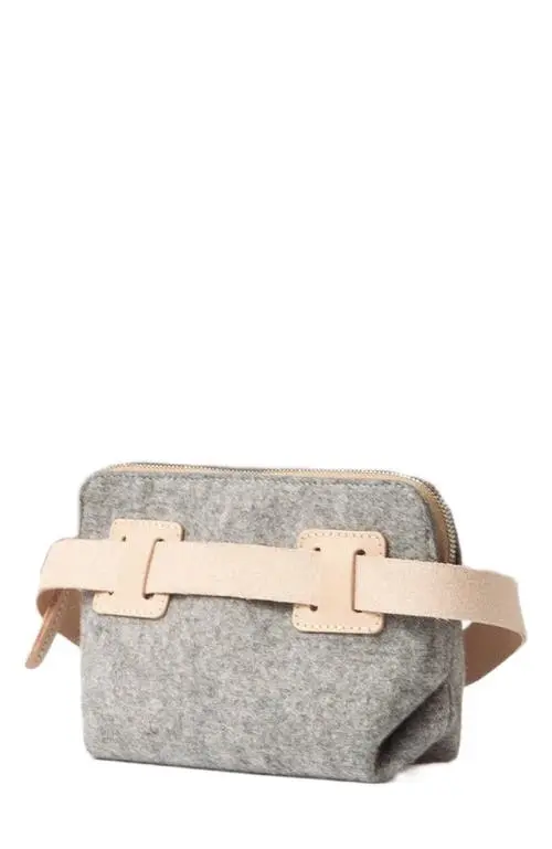 GRAF LANTZ Merino Wool Belt Bag - Granite