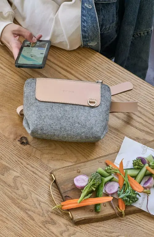 GRAF LANTZ Merino Wool Belt Bag - Granite