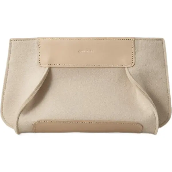 GRAF LANTZ Frankie Merino Wool Clutch - Feather