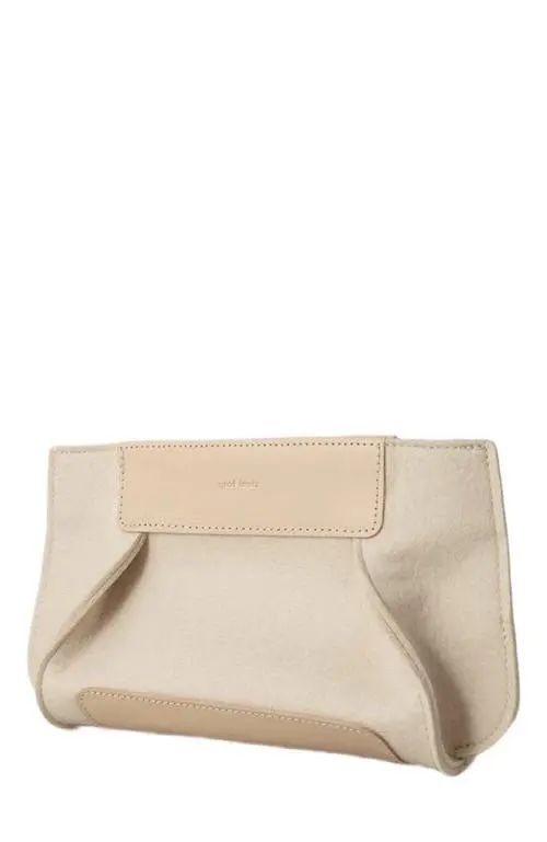 GRAF LANTZ Frankie Merino Wool Clutch - Feather