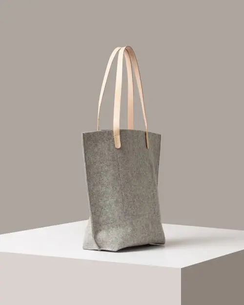 GRAF LANTZ Hana Merino Wool Tote - Granite