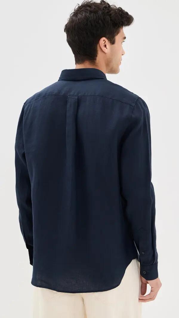 Vince Linen Shirt - Coastal