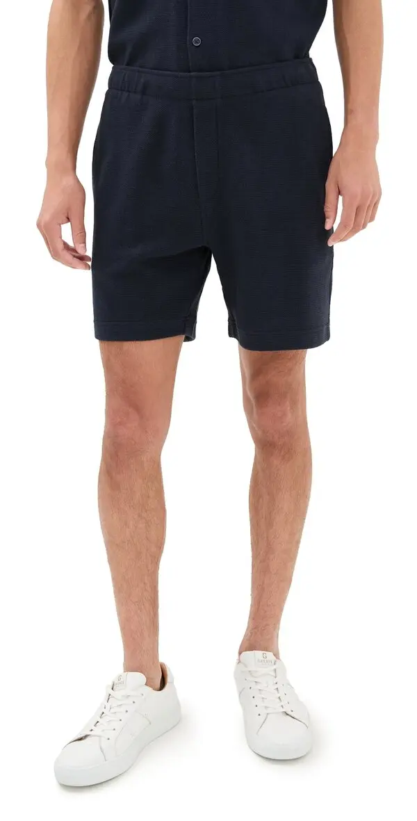Vince Boucle Pull-on Shorts 6.25 - Coastal