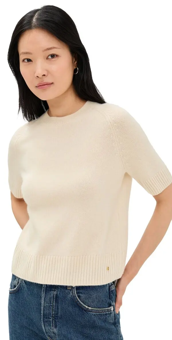 ANINE BING Jackson Cashmere Sweater - Ivory