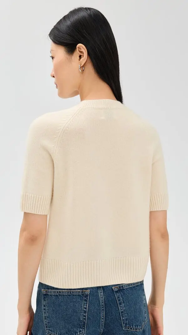 ANINE BING Jackson Cashmere Sweater - Ivory