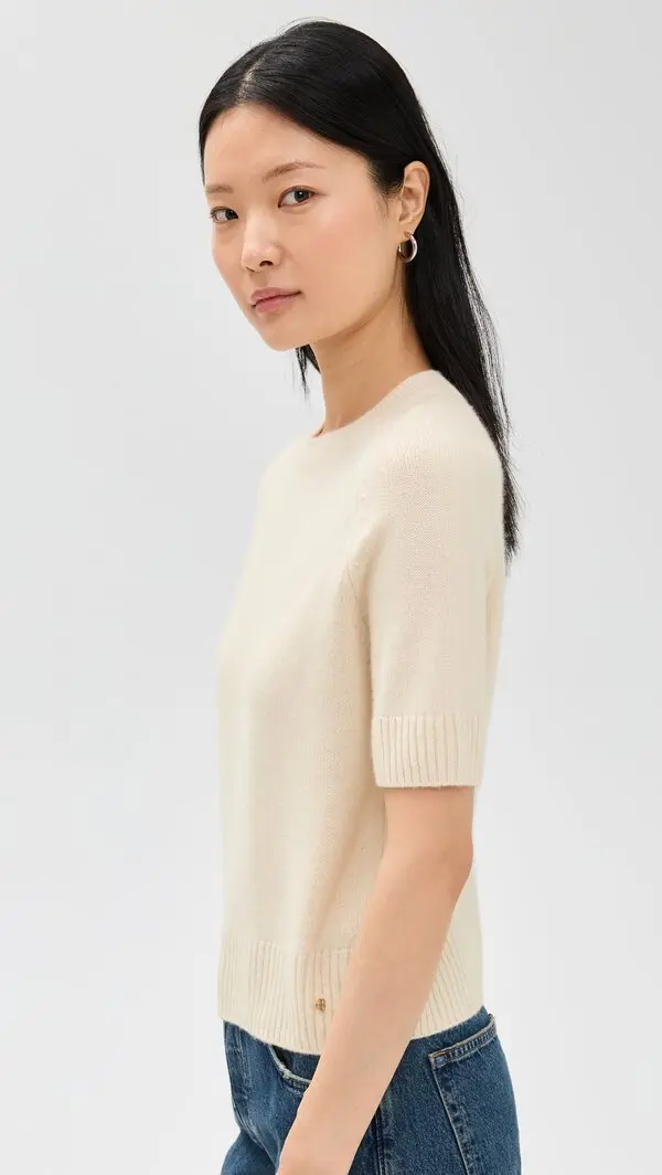 ANINE BING Jackson Cashmere Sweater - Ivory