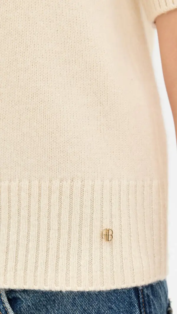 ANINE BING Jackson Cashmere Sweater - Ivory