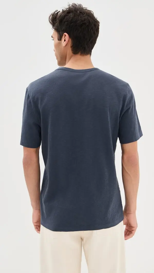 Faherty Brand Sunwashed Pocket Tee - Dune Navy