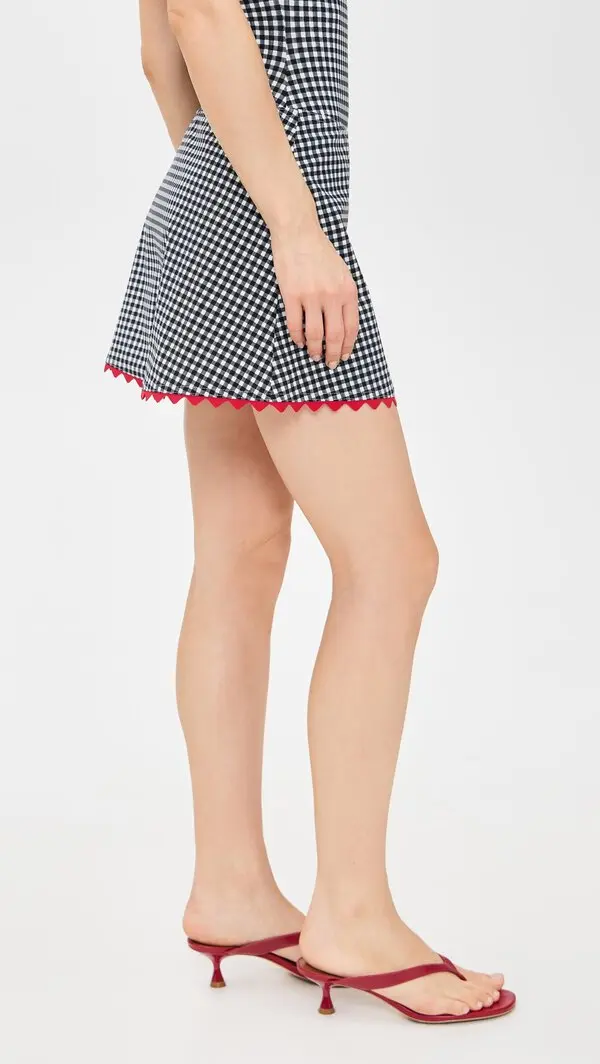 KARLA COLLETTO Livvy Checkered Skirt