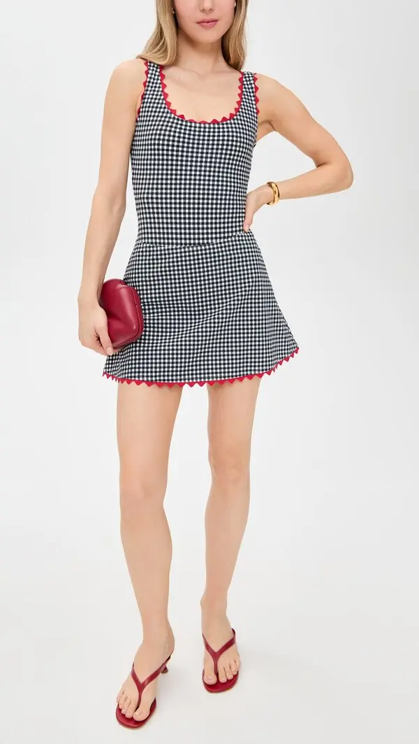 KARLA COLLETTO Livvy Checkered Skirt