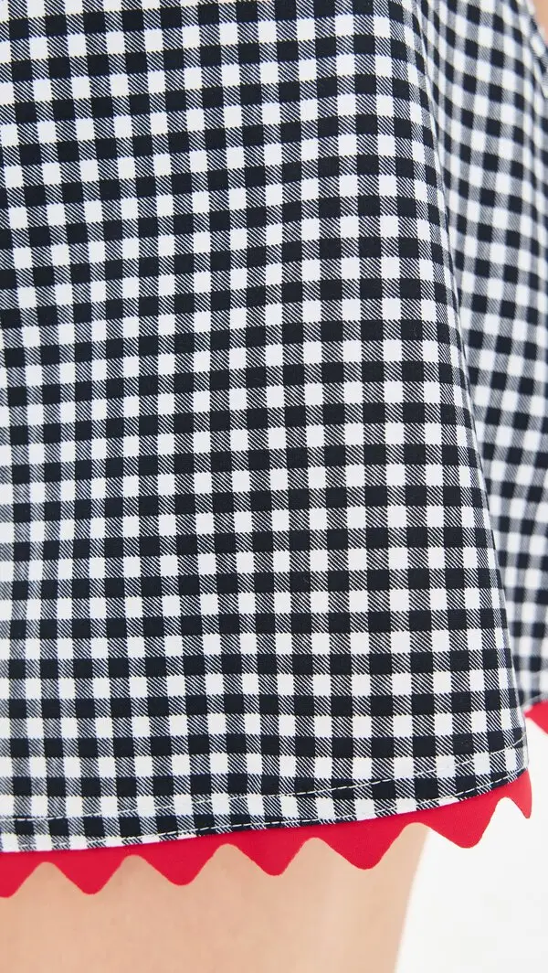 KARLA COLLETTO Livvy Checkered Skirt