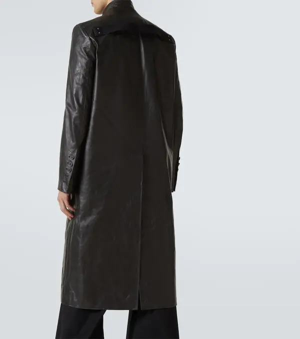 Rick Owens Leather Coat