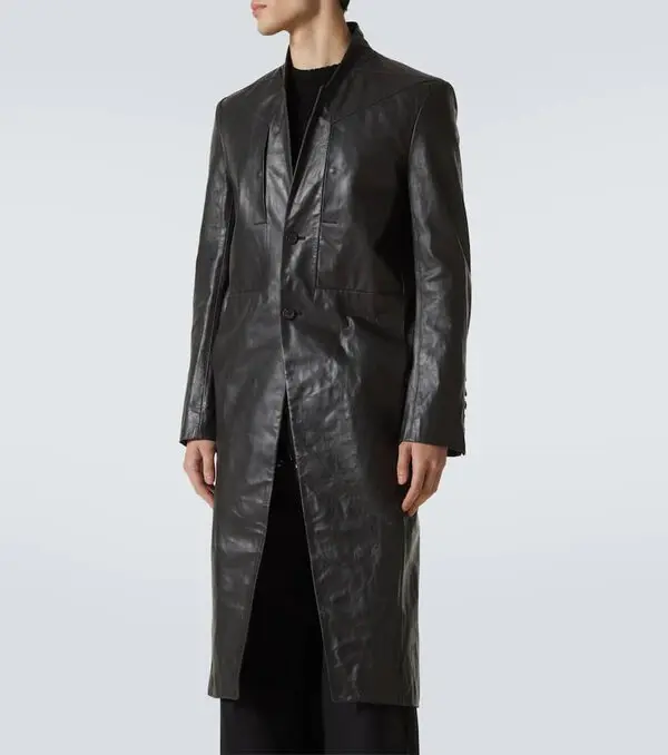 Rick Owens Leather Coat