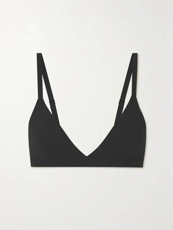 SKIMS Fits Everybody Triangle Bralette - Black