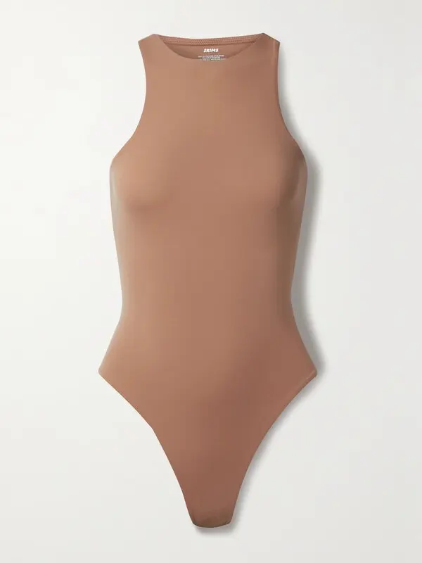 SKIMS Fits Everybody High Neck Bodysuit - Neutrals