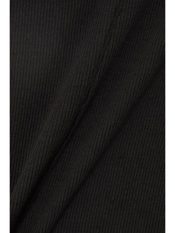 SKIMS Ribbed Cotton-blend Leggings