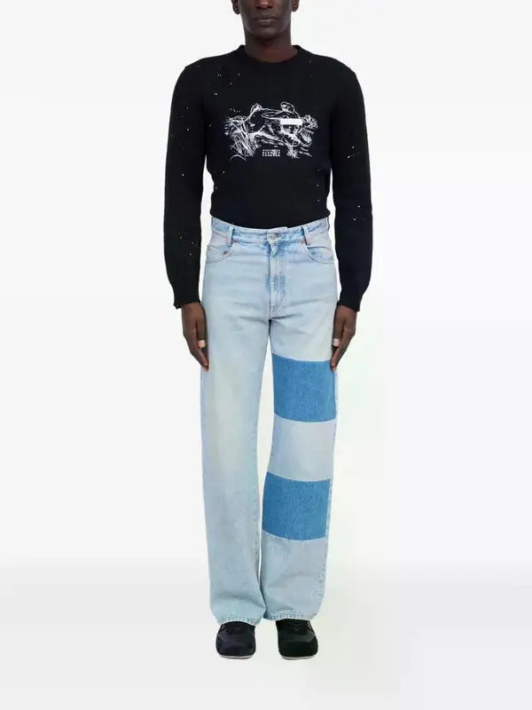 MAISON MARGIELA Stripe-detail Jeans