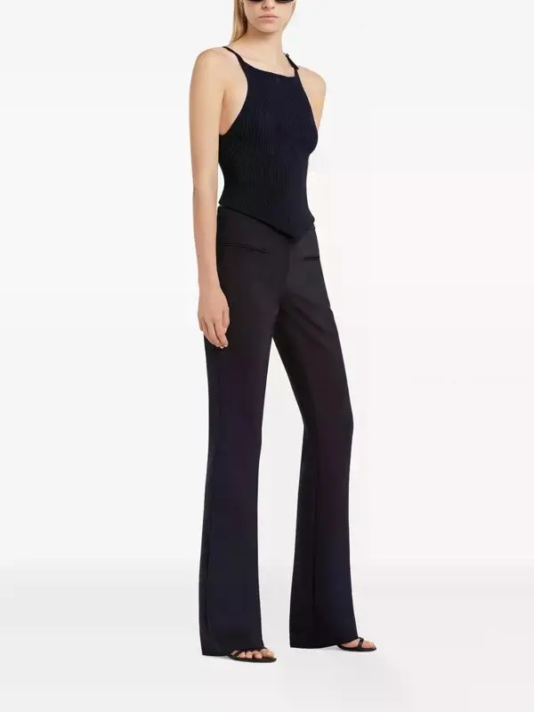 COURREGES Pointy-hem Tank Top - Blue