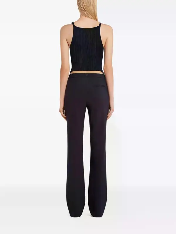 COURREGES Pointy-hem Tank Top - Blue