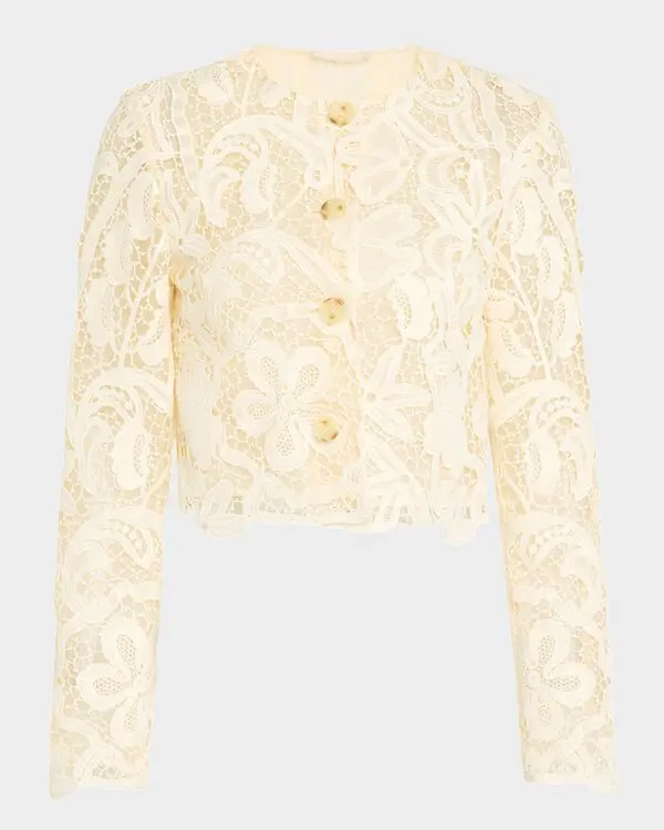 Ulla Johnson Caris Floral Jacket - Pristine