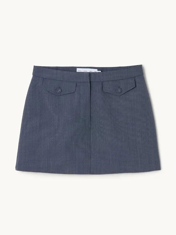 Proenza Schouler White Label A-line Mini Skirt - Denim