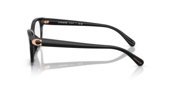 COACH Eyeglasses Square Frame - Black