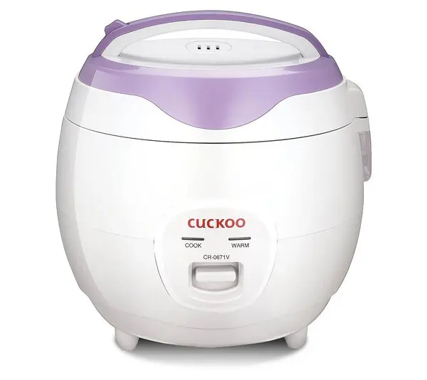 CUCKOO 6-cup Basic Heating Plate Rice Cooker W/ Nonstick Pot - One-color