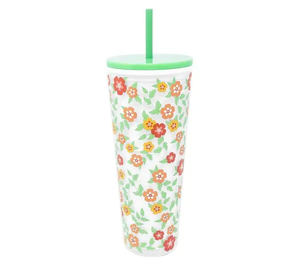 MARTHA STEWART Tumbler With Straw