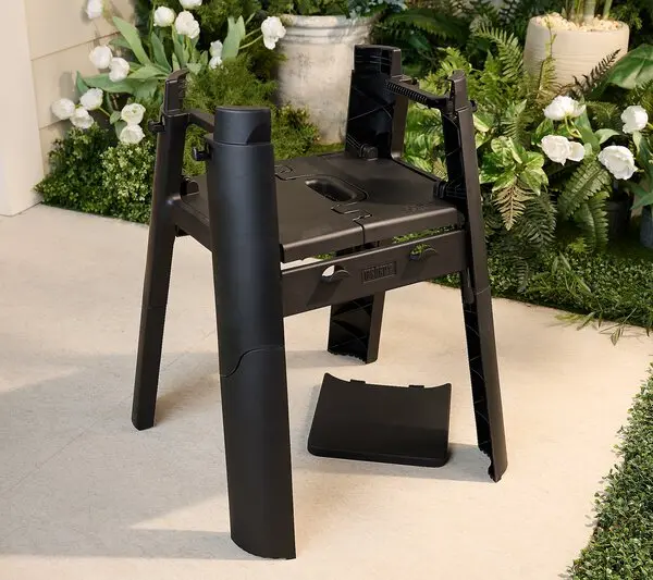 WEBER Lumin Compact Electric Grill Stand With Side Table