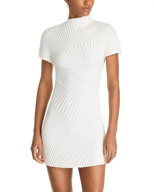 Cult Gaia Luka Knit Dress - Off White