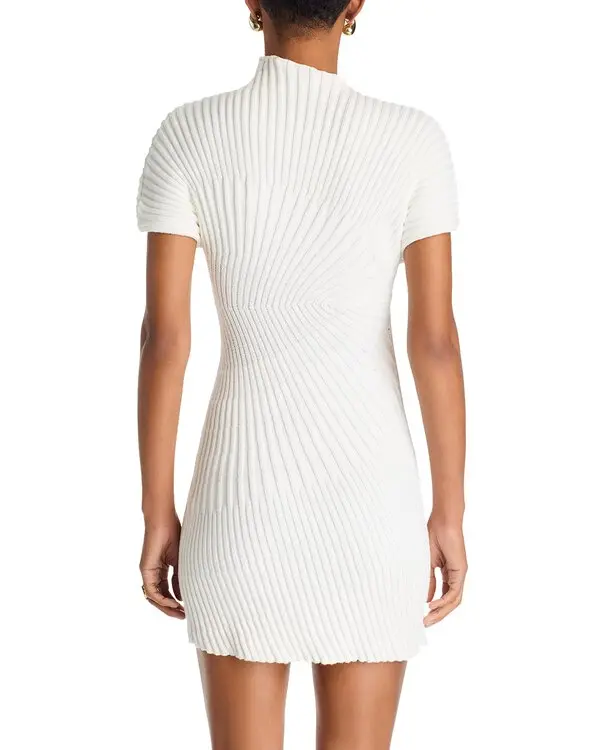 Cult Gaia Luka Knit Dress - Off White