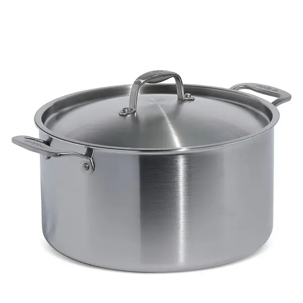 MADE IN 5 Ply Clad 12 Qt. Stockpot And Lid - Stainless Steel
