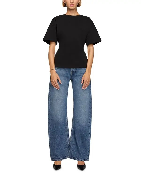 EB DENIM Eero Wide Sleeve Tee - Tar