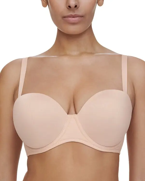 Chantelle Comfort Chic Full Bust Strapless Bra - Rose