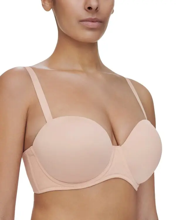 Chantelle Comfort Chic Full Bust Strapless Bra - Rose