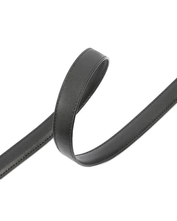 Pinko Love Berry Leather Belt - Limo Black