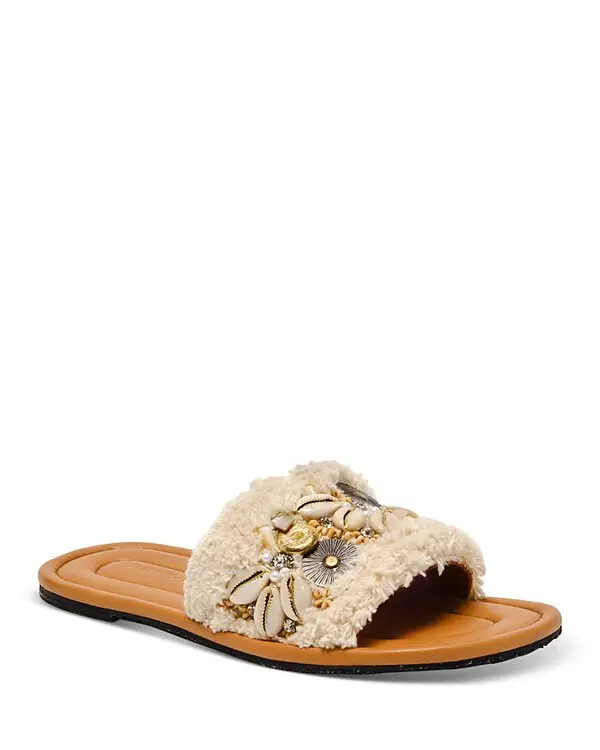 Free People Shipwreck Surf Shell Sandals - Chalk